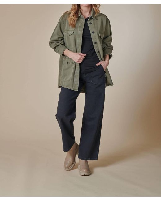 Zhrill Utility Jacket in Natural | Lyst