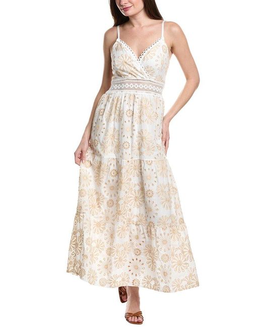 ANNA KAY Olitta Lace Maxi Dress in Natural | Lyst