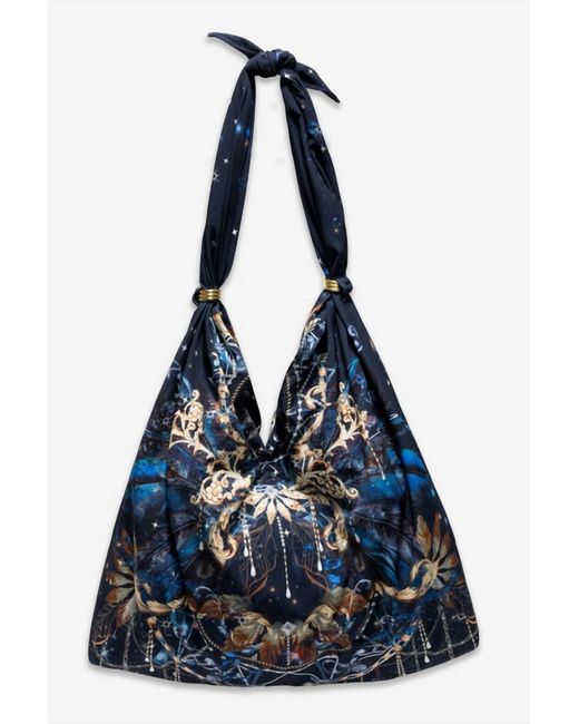 Johnny Was Supernova Ring Beach Bag in Blue | Lyst