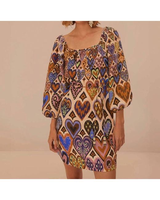 FARM Rio Hearts Ikat Cream Ls | Lyst