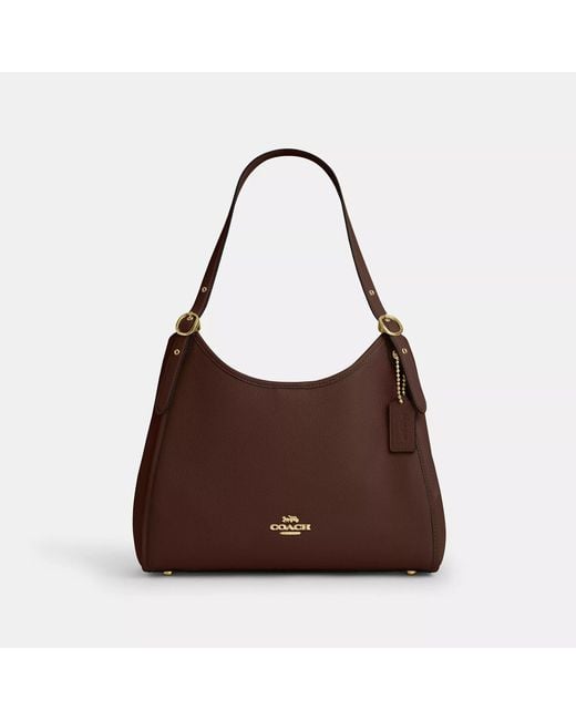 COACH Erin Shoulder Bag in Brown | Lyst