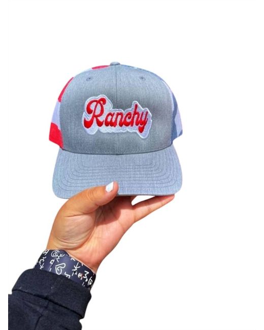 Buckin Barn Ranchy America Cap in Blue for Men | Lyst