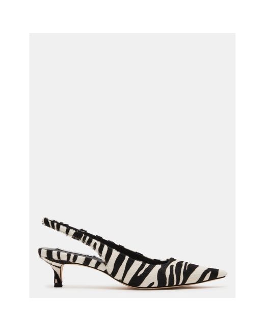 Steve Madden Kari Zebra in Black | Lyst