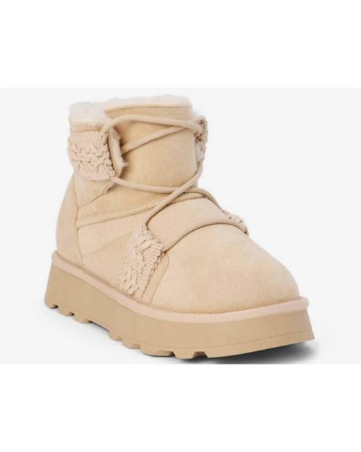 Matisse Matterhorn Platform Bootie in Natural | Lyst