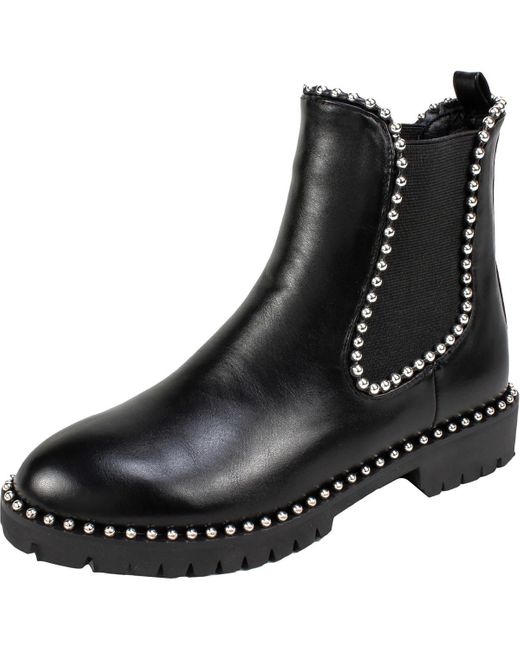 Seven Dials Shelley Embellished Ankle Booties in Black | Lyst