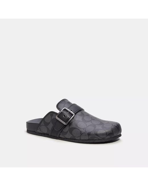 COACH Clog Sandal in Gray for Men | Lyst