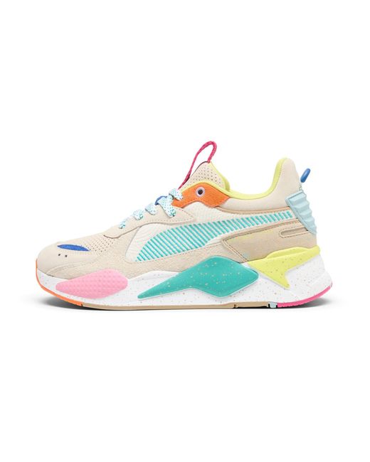 PUMA Rs-X Suede Multi Sneakers in Blue | Lyst
