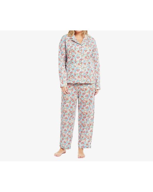 The Sleep Code Ayla Liberty Print Pj Set | Lyst