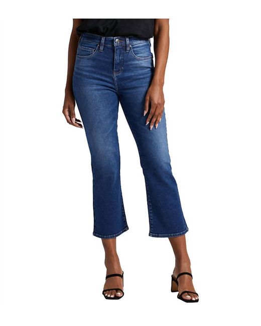 Jag Phoebe Cropped Bootcut Jeans in Blue | Lyst