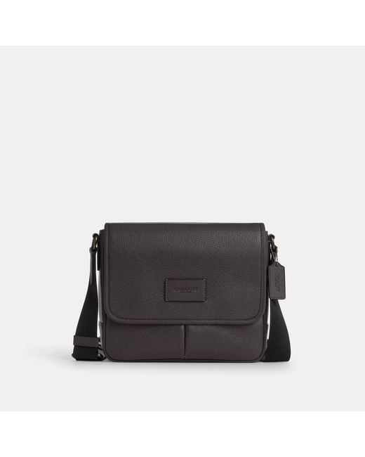 COACH Sprint Map Bag 25 in Black | Lyst