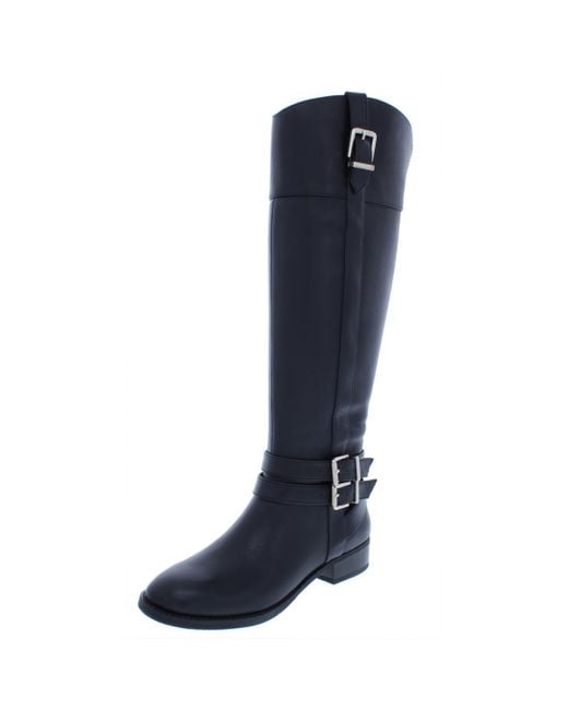 INC Frank Ii Knee-High Riding Boots in Blue | Lyst