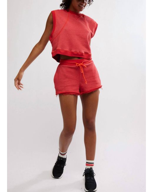 Free People Time After Time Set in Red | Lyst