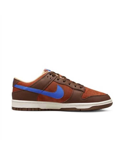 Nike Dunk Low Retro Premium Sneakers in Brown for Men | Lyst