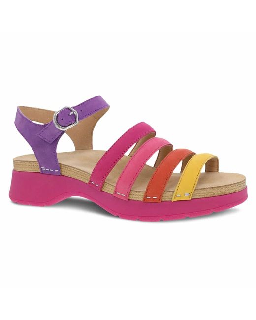 Dansko Roxie Sandals in Pink | Lyst