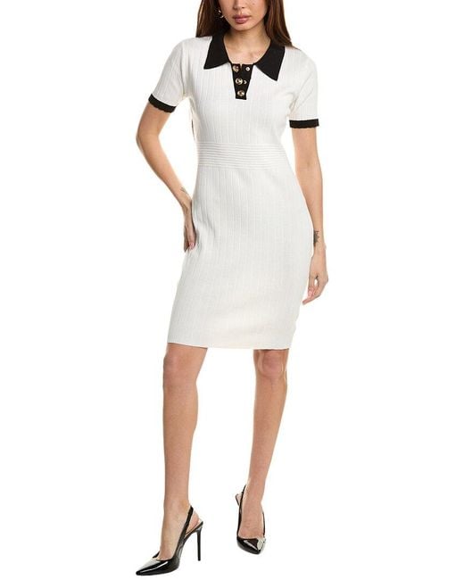 ANNA KAY Jinna Sweaterdress in White | Lyst