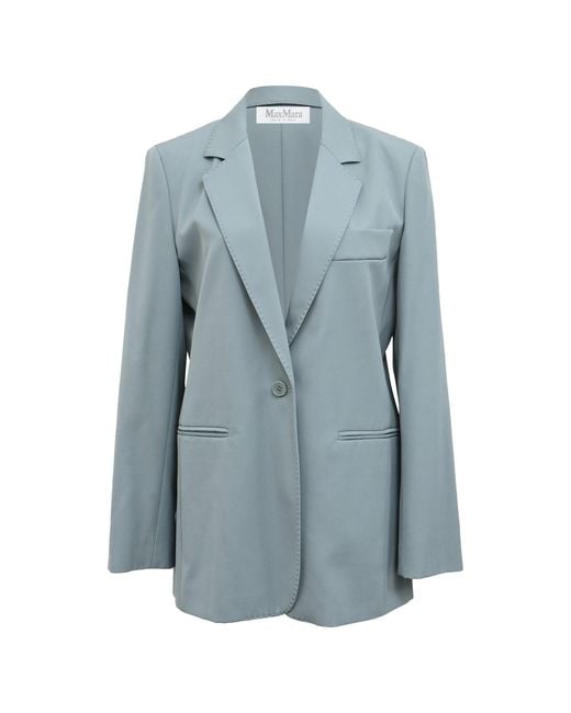 Max Mara Blazer in Blue | Lyst