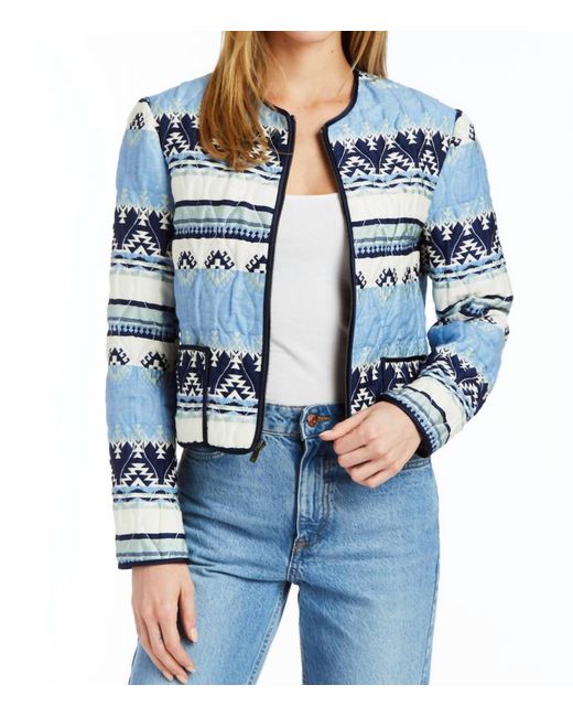 Drew Marceline Jacket in Blue | Lyst