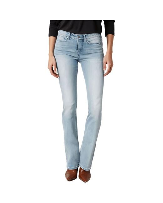 NYDJ Barbara Denim Mid-Rise Bootcut Jeans in Blue | Lyst