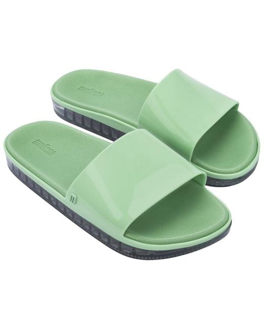 Melissa Beach Slide Next Gen Slide in Green | Lyst