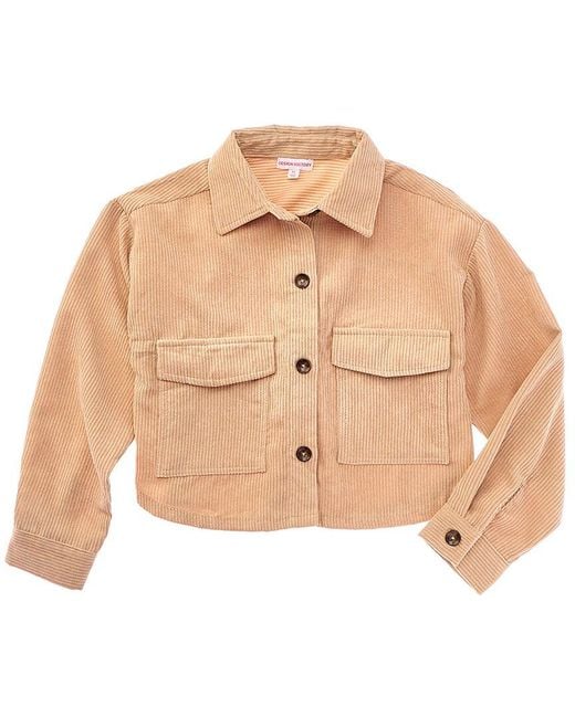 Design History Shacket in Natural | Lyst