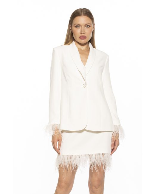 Alexia Admor Vida Jacket in White | Lyst