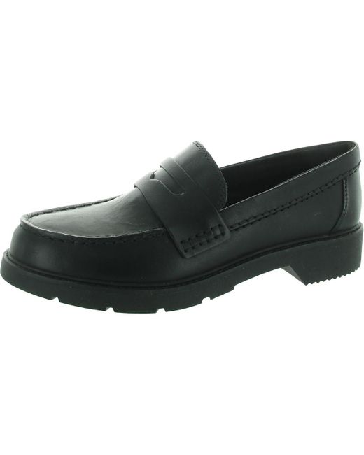 Sperry Top-Sider Comfort Insole Leather Loafers in Black | Lyst
