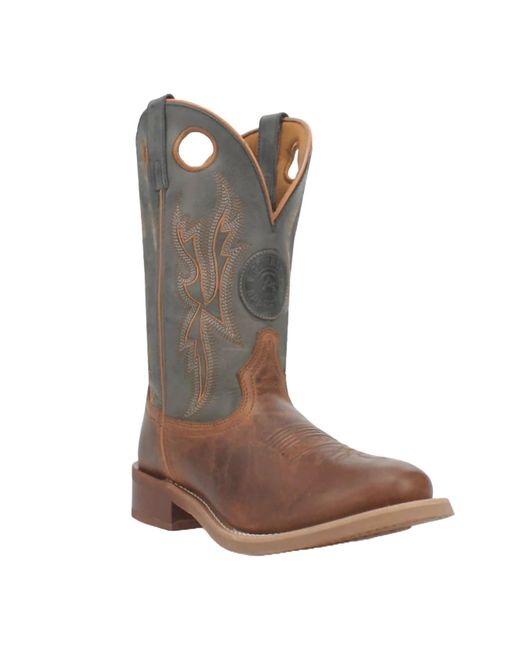 Laredo Dawson Round-Toe Cowboy Approved Boot in Brown for Men | Lyst