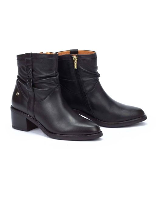 Pikolinos Bacarot Slouch Ankle Boots in Blue | Lyst