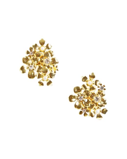 mestiza Narra Cluster Clip On Earrings in Metallic | Lyst
