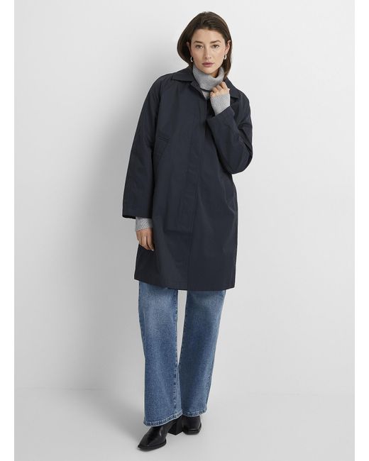 Part Two Ettie Sleek Trench Coat in Blue | Lyst