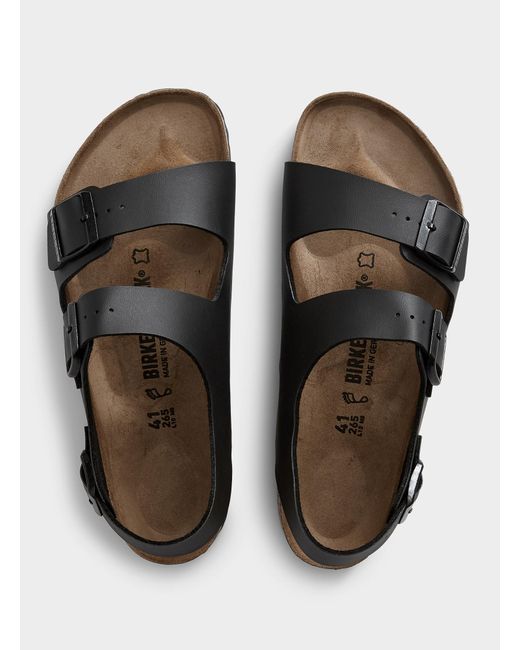 Birkenstock Milano Birko in Black for Men | Lyst