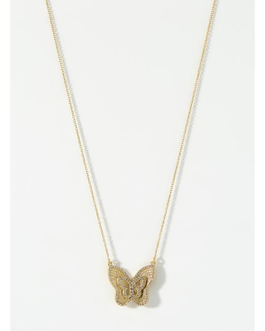 Diaperis Butterfly Chain in White | Lyst