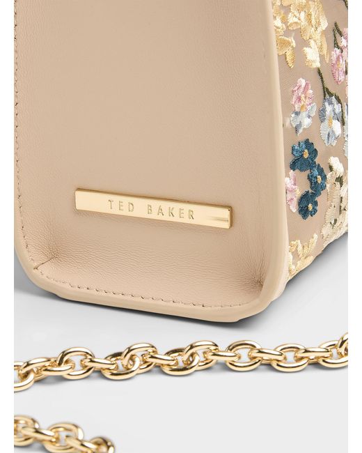 Ted Baker Emma June Small Embroidered in Natural | Lyst