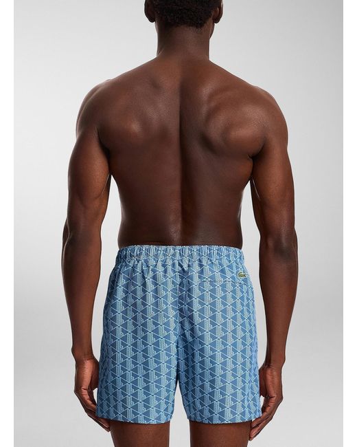 Lacoste Monogram in Blue for Men | Lyst