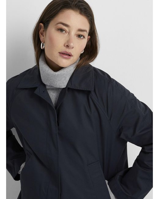 Part Two Ettie Sleek Trench Coat in Blue | Lyst