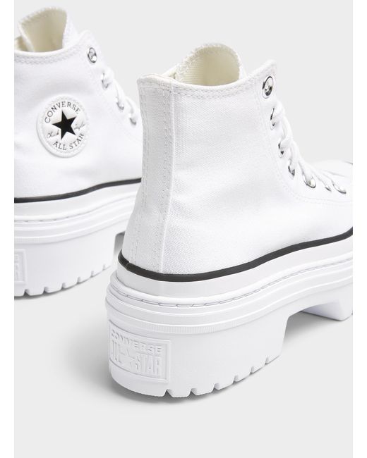 Converse Chuck Taylor All Star High Top Notched Heel Platform Sneakers ...