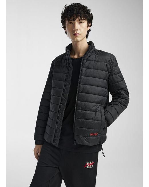 HUGO Brenti Puffer Jacket in Black for Men | Lyst