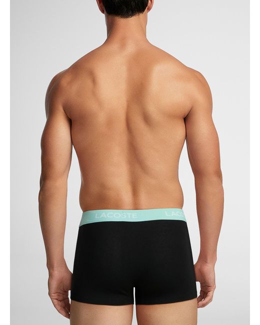 Lacoste 2.5" Colourful Logo Band Trunk in Blue for Men | Lyst