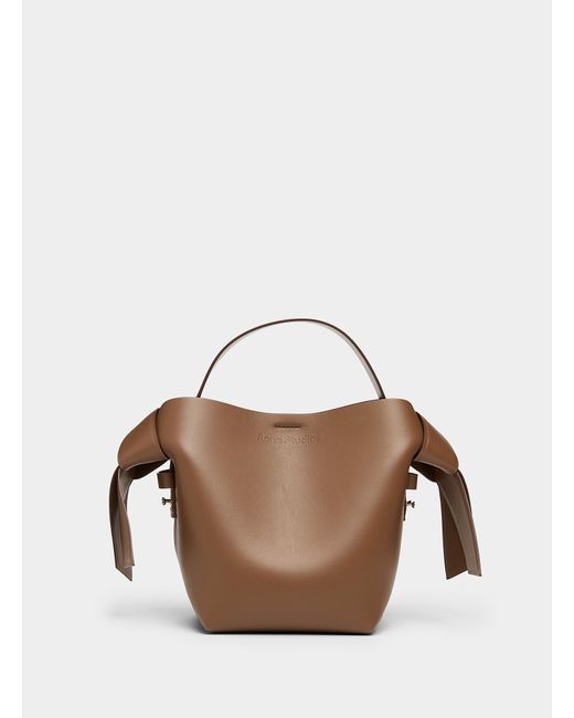Acne Studios Musubi Knots Crossbody Mini in Brown | Lyst