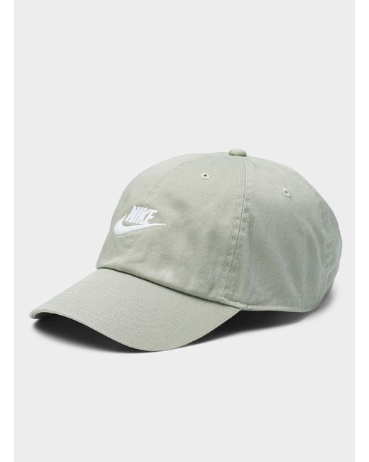 Nike Washed Club Cap in Gray for Men | Lyst