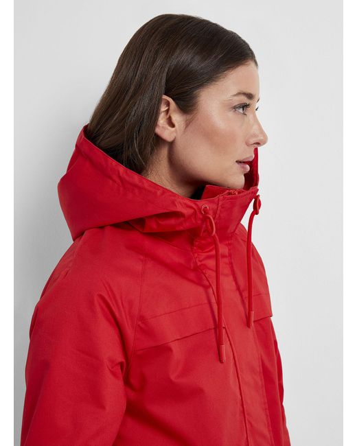 HUNTER Jency Red Raincoat | Lyst