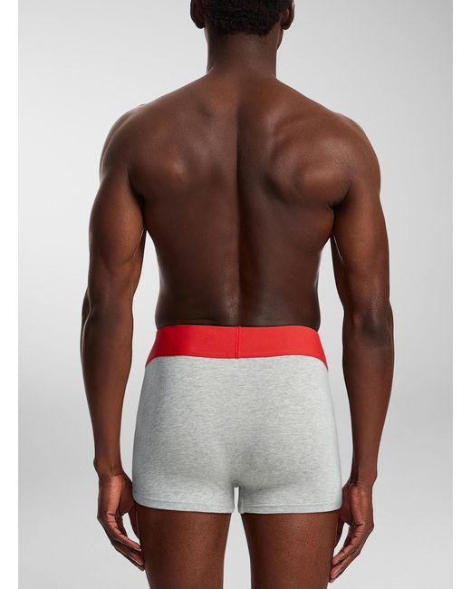 DIESEL Wide Logo Band Trunk in Red for Men | Lyst