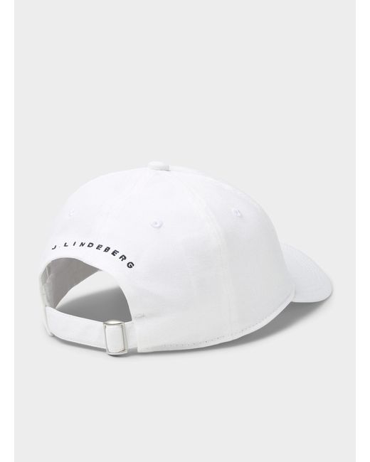 J.Lindeberg Embroidered Logo White Golf Cap for Men | Lyst