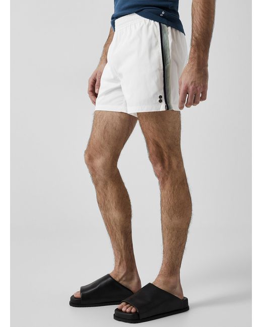 Ron Dorff Side Stripes Training Short in Blue for Men | Lyst