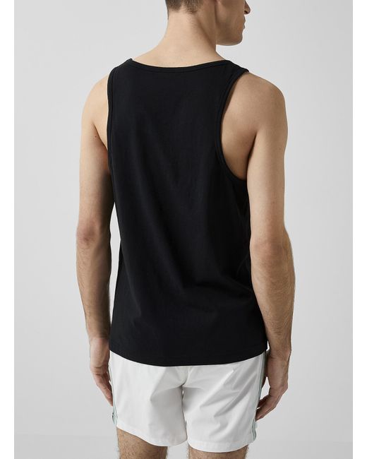 Ron Dorff Beach Boy Organic Cotton Cami in Black for Men | Lyst