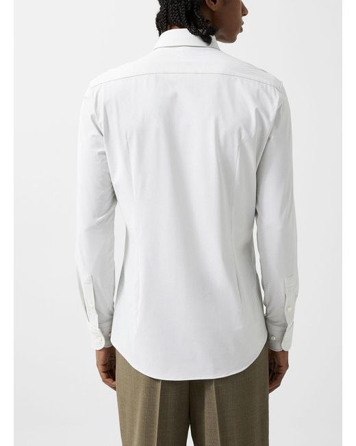 BOSS Textured Micro in Gray for Men | Lyst