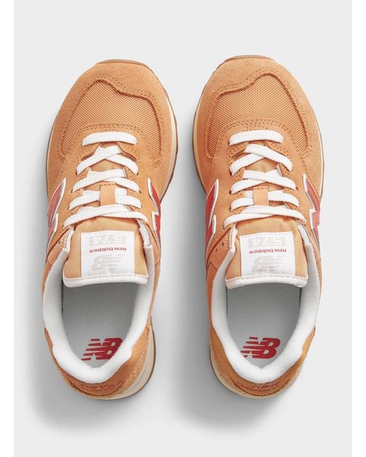 New Balance Colourful 574 Sneakers Women in Pink | Lyst