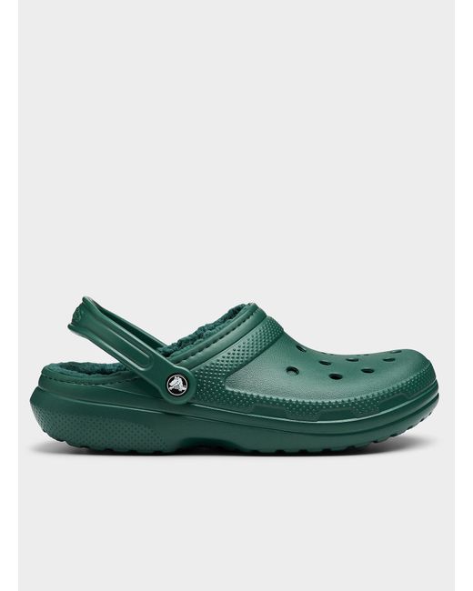 Crocs™ Lined Classic Clogs Men in Green for Men | Lyst
