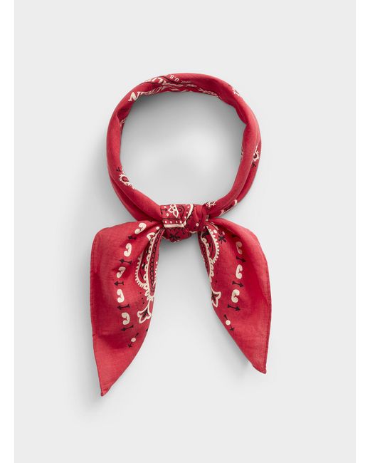 Polo Ralph Lauren Retro Logo Bandana in Red for Men | Lyst