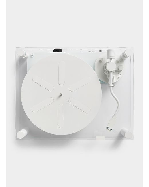 Transparent White Turntable in Gray for Men | Lyst